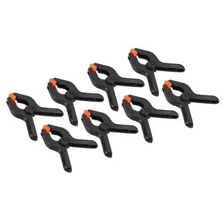 2 Inch Spring Clamps, 8 Pack Plastic Flexible Anti-slip Strong Clips ...