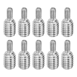 10pcs Double End Threaded Stud Screw Bolt Rod Adapter 14mm Long - Bed ...