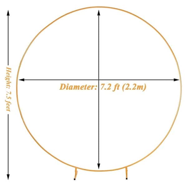 LANGXUN Gold Metal Balloon Decoration Arch Kit for Wedding and Birthday ...