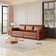 Chesterfield Sofa,King Pull Out Sofa Bed,3-In-1 Faux Leather ...