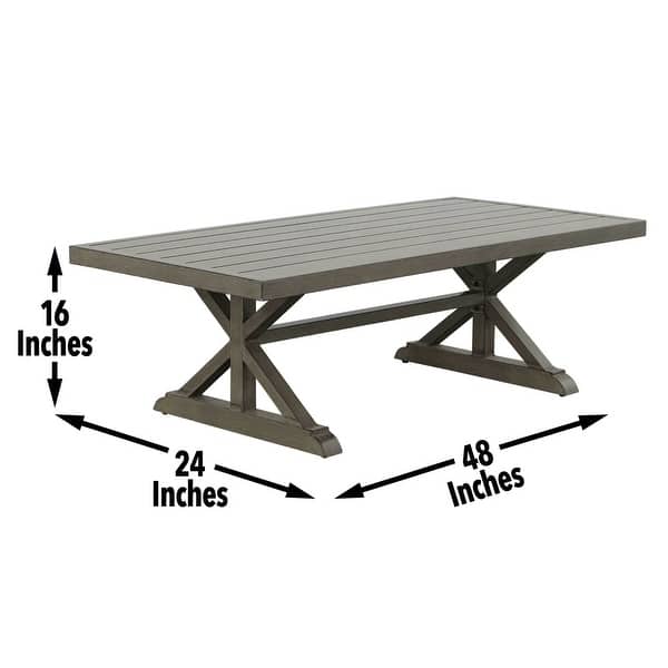 Brown Aluminum Coffee Table Extendable Table Legs Dining Table ...
