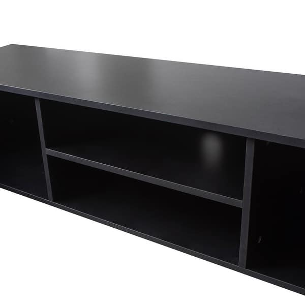 70 inch TV Stand Media Storage Console Entertainment Center with 2 ...