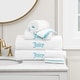 Juicy Couture Neon Border Bath Towels 6-Piece 2 Bath towels 2 Hand ...