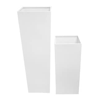 Planter Tall White - Bed Bath & Beyond - 38038837