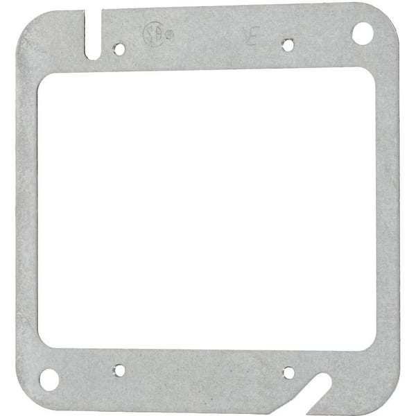 4 in.Square Galvanized Steel Box Cover in Galvanized Steel American ...