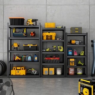 5-Tier Adjustable Metal Shelving Unit for Garage Basement - Bed Bath ...