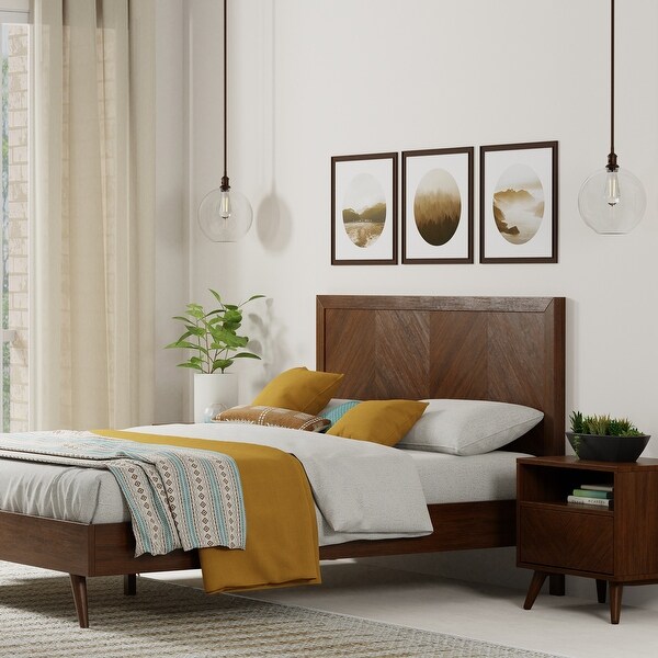 Chevron bed frame store