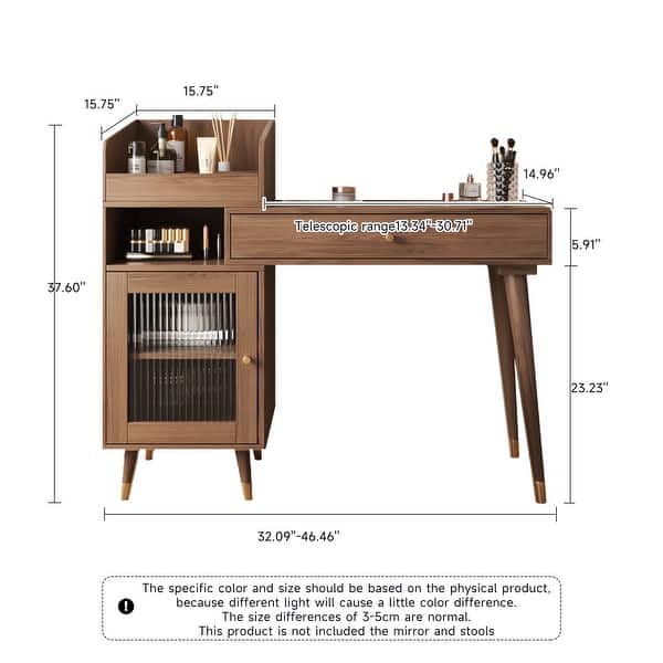 Romision 1 Drawer Dresser with Side Cabinet Storage - Bed Bath & Beyond ...