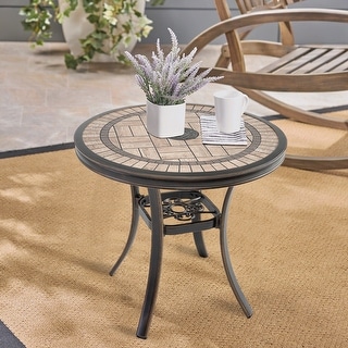 31-In Patio Round Tile-Top Dining Table - Bed Bath & Beyond - 34487768