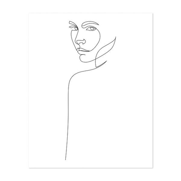 one line beauty 18 o ln 20 2 Line Drawings Abstract Art Print/Poster ...
