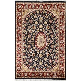Vegetable Dye Floral Aubusson Oriental Wool Area Rug Handmade Carpet ...