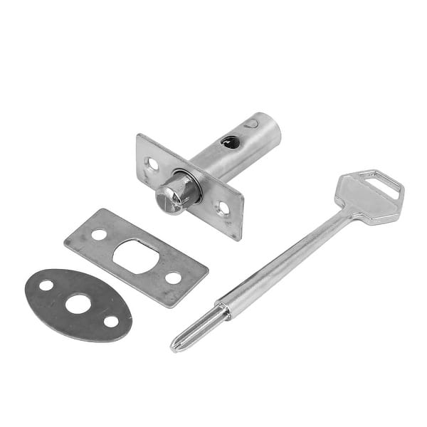 Fire Door Metal Hidden Manager Tubewell Mortise Lock Silver Tone w Key ...