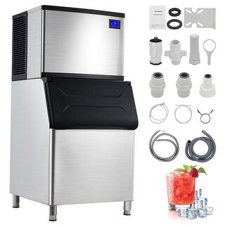 Touchscreen Ice Maker Machine, Split Ice Machine Made of Stainless ...