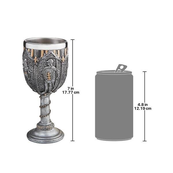 Design Toscano Legion of The King's Knights Royal Gothic Goblet, Single ...