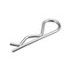 3.5mm x 75mm Carbon Steel R Shaped Spring Cotter Clip Pin 20 Pcs - 3 ...