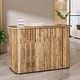 Reception Desk with Counter, Retail Checkout Counter Table, Modern ...