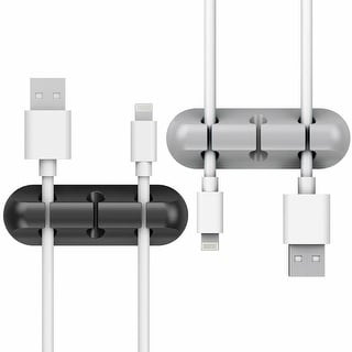 2-Piece Adhesive Cable Clip Organizer - Bed Bath & Beyond - 41285848