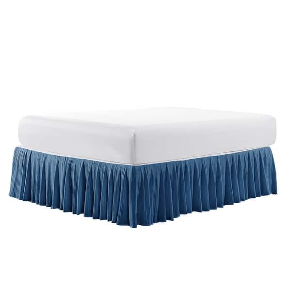 Serenta 18 Inch Drop Diamond Square Matching Bed Skirt - On Sale - Bed ...
