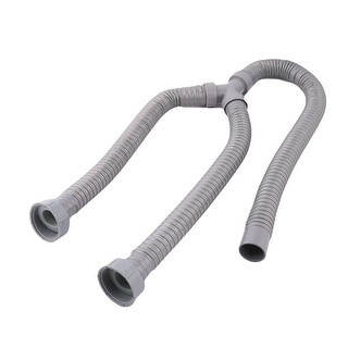 Washing Machine Y Shaped Discharge Hose Washer Pipe Connector Gray 3 ...