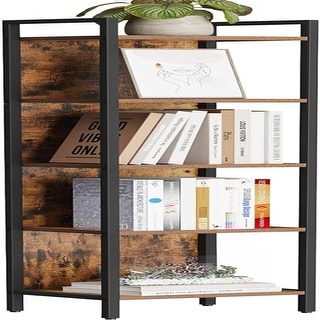 5 or 6 Tier Bookshelf Narrow Bookcase for Small Space - Bed Bath ...