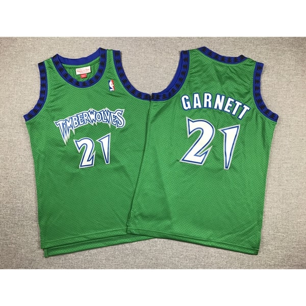 Youth Minnesota Timberwolves Kevin Garnett Green Jersey - Bed Bath ...