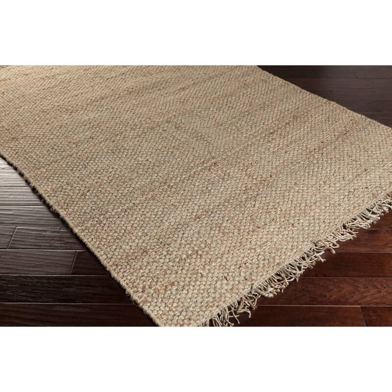 Handwoven Utah Solid Jute Rug (2'3 x 8') - Overstock - 9141962