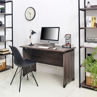 Medium Desk Computer PC Desk Home Office Desk Study Writing Table for ...