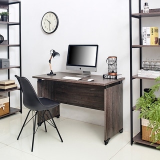 Wood Computer Writing Desk Home Office Workstation and Student Desks ...