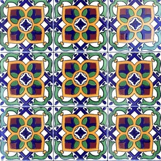 5 Sq. Ft. (45 tiles) Backsplash Design 4x4 Pool Kitchen Bathroom Wall ...