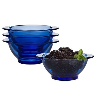 Set of 4 15 oz Cobalt Blue Glass Bowls - Bed Bath & Beyond - 40307171