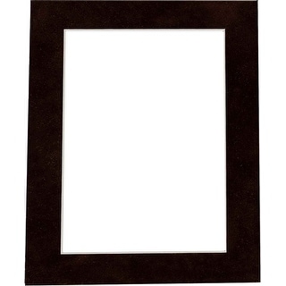 9x12 Mat Bevel Cut for 7x10 Photos - Acid Free Black Suede Precut ...