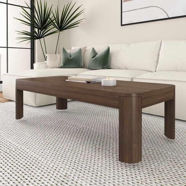 Tannen 48" Wide Rectangular Coffee Table - 47.5" Wide - Bed Bath ...