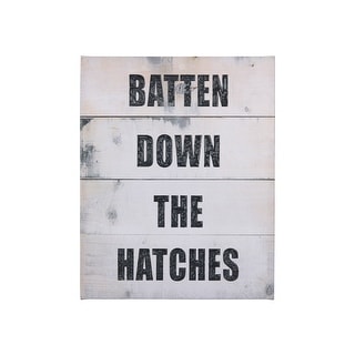Batten Down The Hatches (20 x 25) Canvas Art Print - Bed Bath & Beyond ...