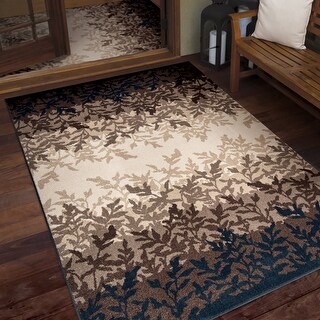 Orian Rugs Garden Sonoma Leafy Layers Beige - Bed Bath & Beyond - 27879375
