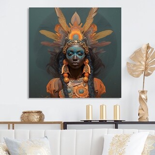 Designart "Osunmare African Yoruba Orisha" African American Woman ...
