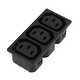 AC 250V 10A 3 Position 3 Terminal Rewirable IEC C13 Female PDU/UPS Plug ...