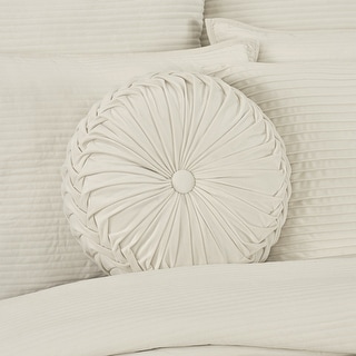 Townsend Tufted Round Throw Pillow - Bed Bath & Beyond - 40011949