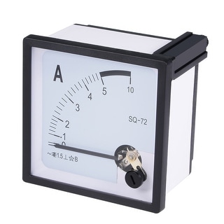 AC 0-5A Analog Panel Ammeter Gauge Ampere Current Meter 44L1 1.5 Error ...