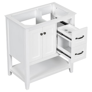 30 Inch Bathroom Vanity without Sink Top,Cabinet Base Only,Vanity with ...