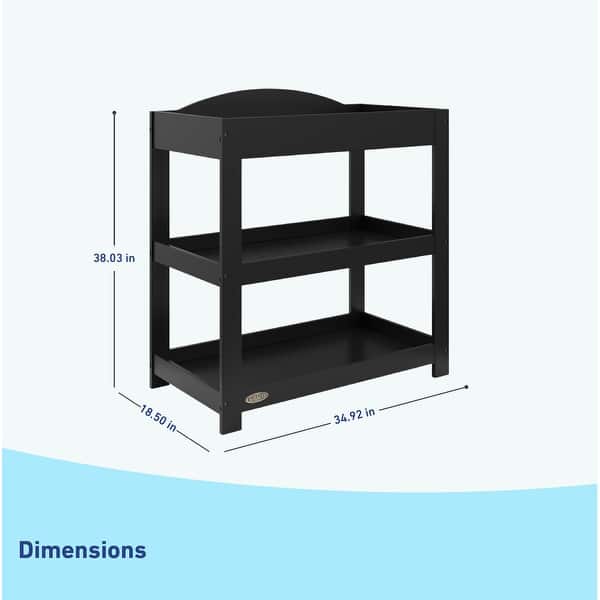 Graco Customizable Changing Table with Water-Resistant Changing Pad ...