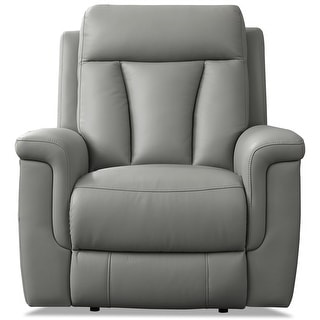 Hydeline Rhapsody Zero Gravity Power Recline Top Grain Leather Recliner ...