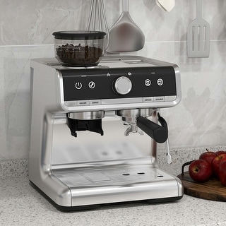 Espresso Coffee Maker Machine Built-In Bean Grinder - Bed Bath & Beyond ...