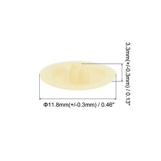 Screw Cap Covers, 120pcs 11.8x3.3mm Plastic Screw Decoration Cover ...