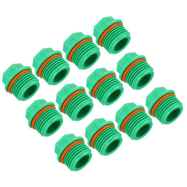 PPR Pipe Fitting End Cap, 12Pcs Hex Male Water Tubing Stopper - Bed ...