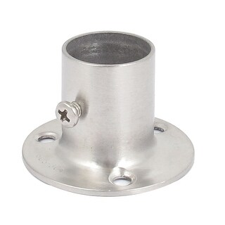 Hanging Rail Rod End Flange Support Bracket Socket for 19mm Dia Pipe ...