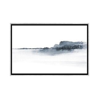 iCanvas "Watercolor Landscape XVII Gray" by Nouveau Prints Framed - Bed ...