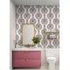 NextWall Floral Ogee Peel and Stick Wallpaper - Bed Bath & Beyond ...
