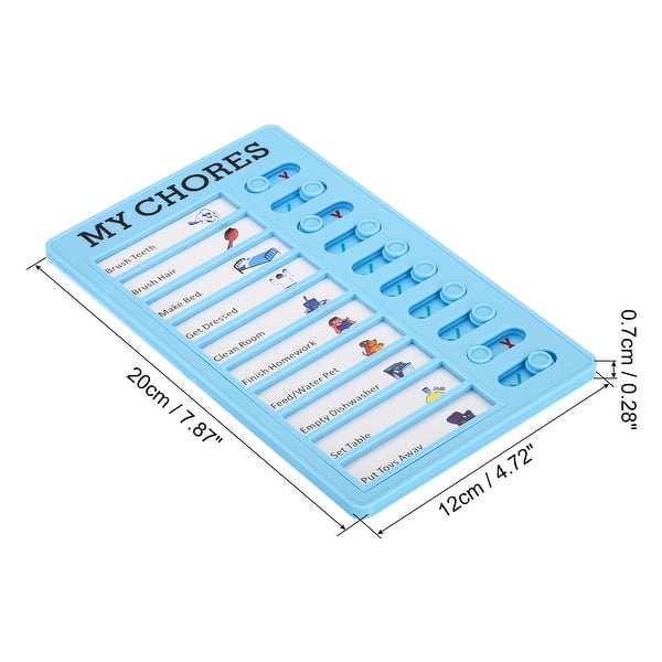 Checklist Board, Plastic Chore Chart to Do List Task Planner My Chore ...
