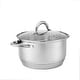 HausRoland Stainless Steel Stock Pot w/ Glass Lid - Bed Bath & Beyond ...