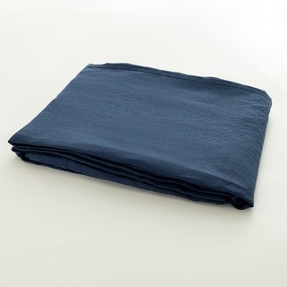 Native Linum Linen Flat Sheet 1 Pc, Navy - Bed Bath & Beyond - 41028535